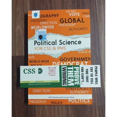 Political Science For Css And Pms By Asp Usman Khan Paramount