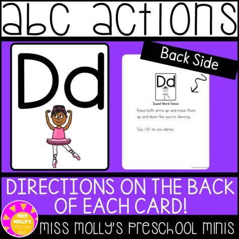 Abc Actions Letter Sound Movement Cards Science Of Reading Phonics