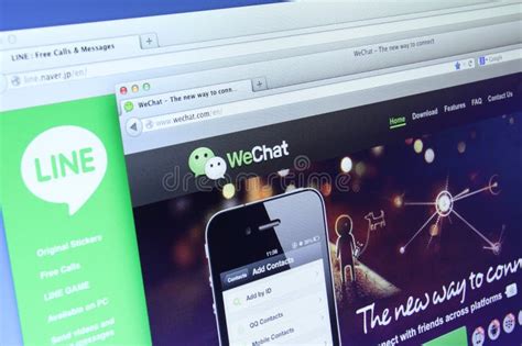 Instant Messaging Application Editorial Photo Image Of Touch Webpage