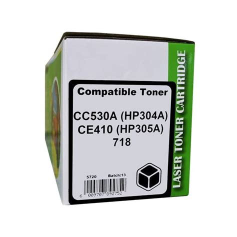 Hp Cc530ace410can718 Black Toner Compatible
