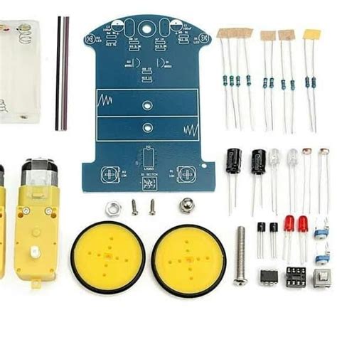 Jual Kit DIY Robot Line Robot Line Follower Line Tracer Analog Shopee Indonesia