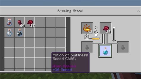 Minecraft Potion Of Swiftness