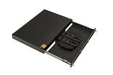 Hyperline FO-19V-1U-3xSLT-W130H30-24UN-BK Бокс оптический универсальный ...