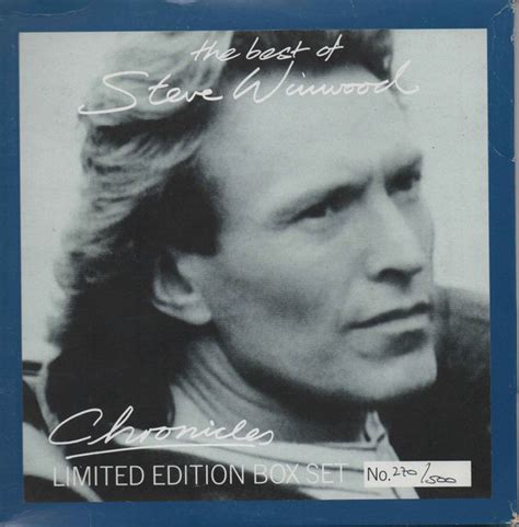 Steve Winwood Chronicles The Best Of Steve Winwood Box Set