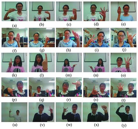 Sample Images From Our Dataset A E Are Hand Posture Images With Download Scientific Diagram