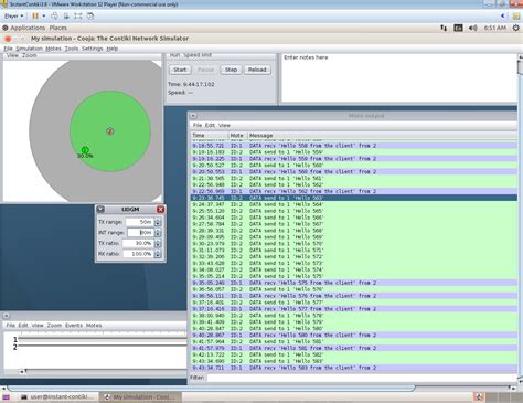 Contiki Cooja Simulation