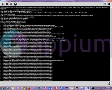 Error Running Appium Command Arguments To Pathresolve Must Be Strings