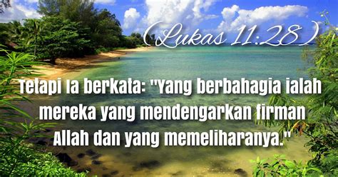 RENUNGAN BACK TO BIBLE: CIRI-CIRI ORANG YANG MEMULIAKAN TUHAN
