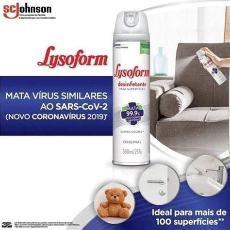 Lysoform Original Desinfetante Bactericida 360ml Kit 3 Carrefour