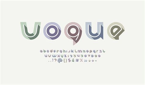 패션 미래 글꼴 둥근 현대 알파벳 트렌디 한 문자와 숫자 벡터 일러스트 10eps 개념에 대한 스톡 벡터 아트 및 기타 이미지