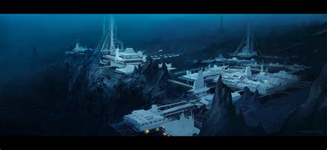 Artstation Underwater Base