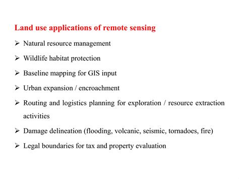 Remote Sensing And Gis In Land Use Land Cover Mapping Pptx Agriculture Industries