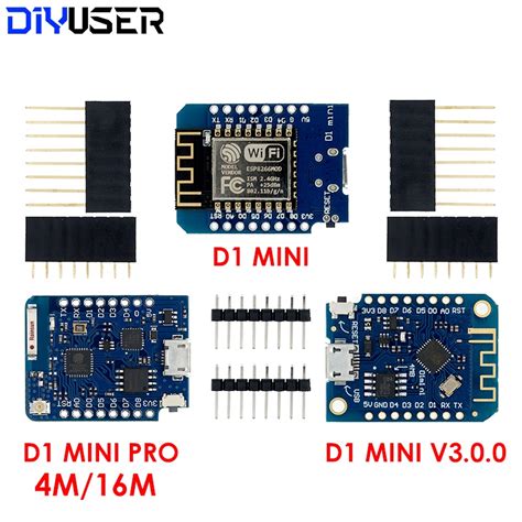 Wemos D1 Mini Pro V3 0 Nodemcu 4mb 16mb Bytes Lua Wifi Internet Of Things Development Board