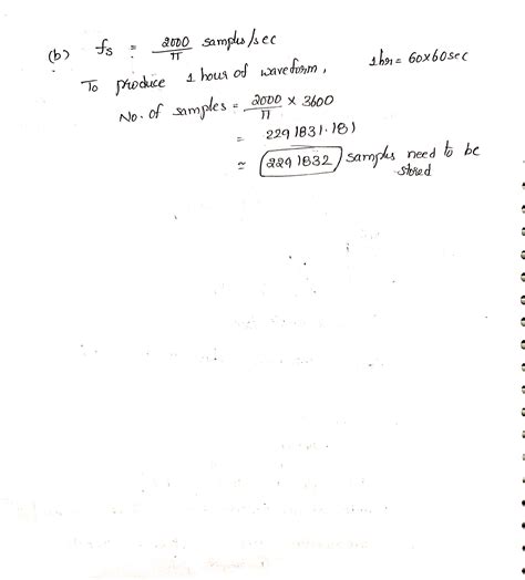Solved Determine The Minimum Sampling Rate Necessary To Sample Course Hero