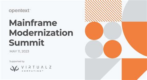 Were Looking Forward To Joining Opentexts First Mainframemodernization Summit Where Experts