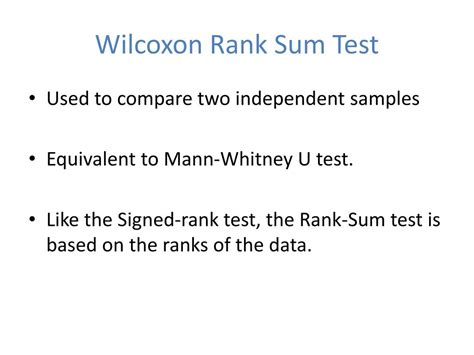 ppt non parametric tests powerpoint presentation free download id