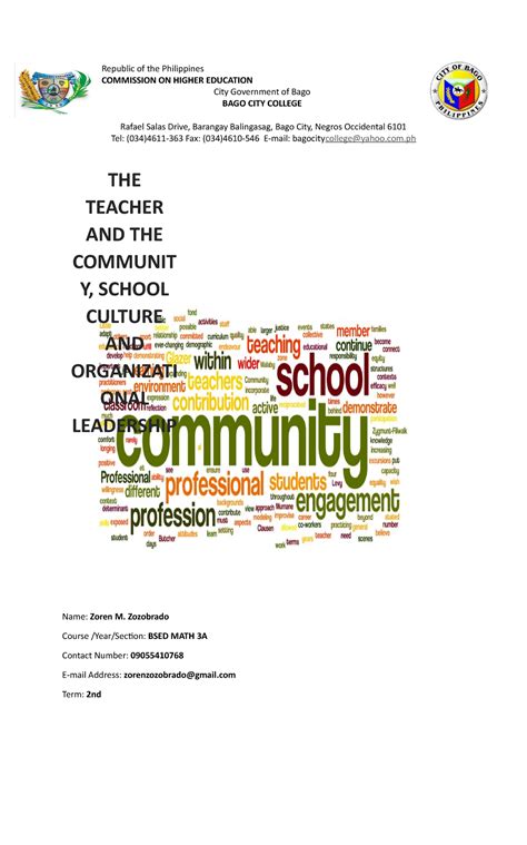 Ed 9 Answers For Module Ed 9 Republic Of The Philippines Commission On Higher Education City