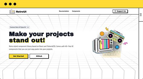 Retro Styled React Ui Library Retro Ui