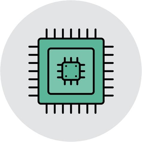 Premium Vector Microchip Vector Illustration Style