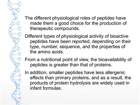 Biologically Active Peptides Bioactive Bppdf