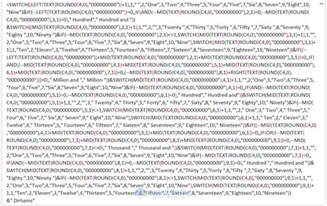 How To Spell A Number In Dirhams In Excel Ways