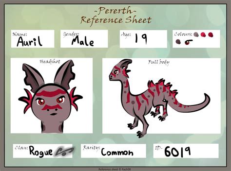 Reference Sheet Auril By Kokokat123 On Deviantart