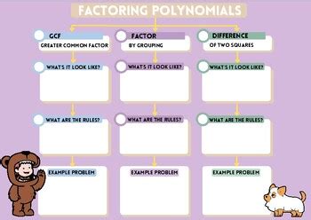 Factoring Polynomials By PAONY STUDIO TPT