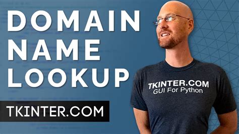 Domain Name Lookup Tool Tkinter Projects 8 Youtube