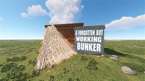 A FORGOTTEN But WORKING BUNKER Rust Base Design YouTube