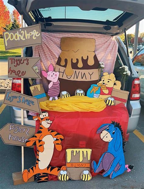 Winnie The Pooh Trunk Or Treat Decoration Trunk Or Treat Ideas For