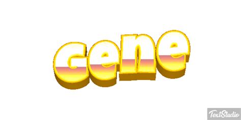 gene word animated logo designs