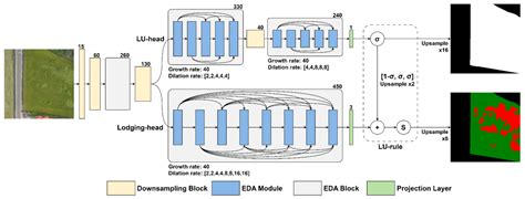 Rule Based Multi Task Deep Learning For Highly Efficient Rice Lodging Segmentation