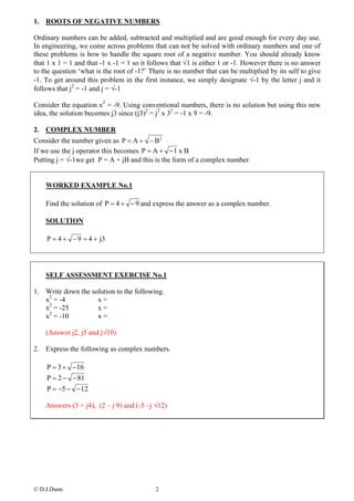 Complex 20numbers PDF