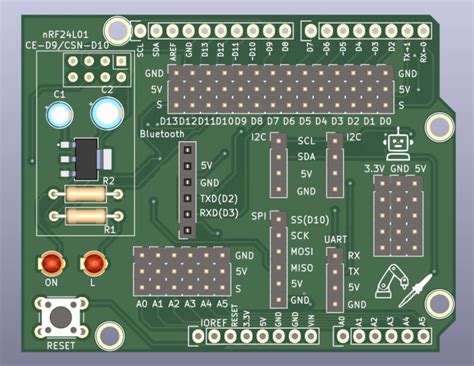 【arduino】自分だけのオリジナルarduinoシールドを作る！既存シールドにはない自分の環境で便利に使えるものが作れます ぶらり