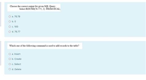 Solved Which Type Of Join That Returns Unmatched Rows As
