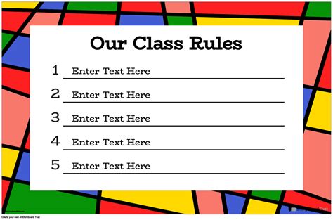 Pravila Razreda 24 Storyboard Par Sl Examples