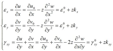 Laminate Classical Theory Formulas