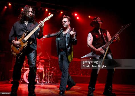 Michael Wilton Geoff Tate And Chris Degarmo Of Queensryche News Photo