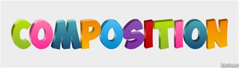 Composition Text Effect And Logo Design Word