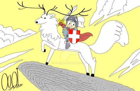 Knight Hilda And Her Noble Deer Fox By Dudiho On Deviantart
