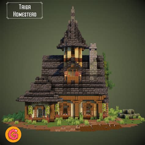 Taiga Homestead Gutty In 2025 Minecraft Architecture Minecraft