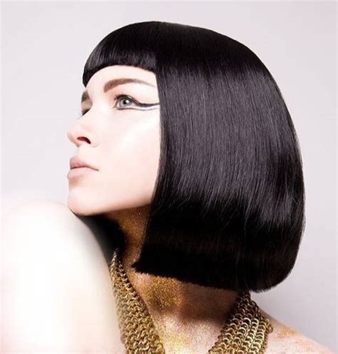 مدل مو مصری جدید مدل مو مصری با چتری و رنگ مو فانتزی