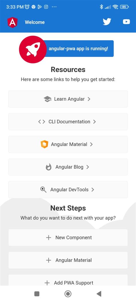 Install And Configure Pwa In Angular Js Project Progressive Web Application