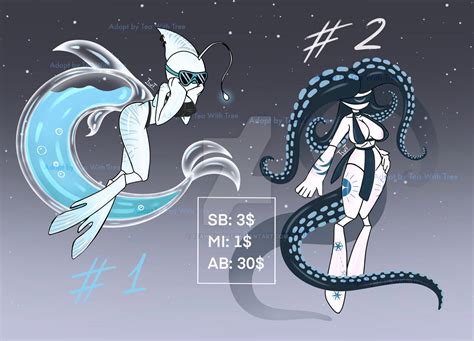 ~sea Monster Girls~ [auction Closed] By Teawithtree On Deviantart
