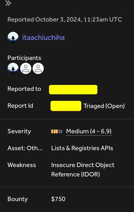 Rinkesh Patidar On Linkedin Bugbounty Idor Hackerone Bugs 25 Comments