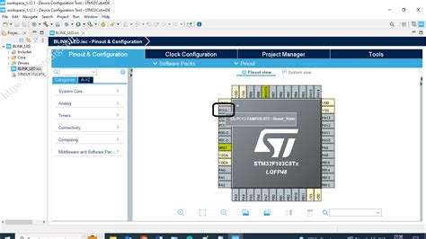 Getting Started With Stm32 Blue Pill Using Stm32cube Blinking Led