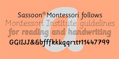 Sassoon Infant Sassoon® Fonts