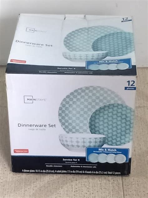 Mainstays Dinnerware Set Furniture And Home Living Kitchenware