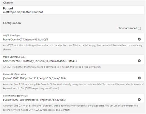 MQTT OpenHAB How To Configure A Simple Switch Items Sitemaps OpenHAB Community