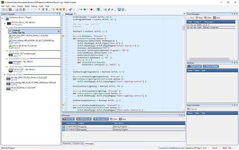 Global Scripter Software Extron
